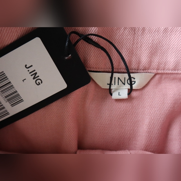 Jing | Skirts | New W Tag Jing Button Down Denim Mini Skirt Pastel ...